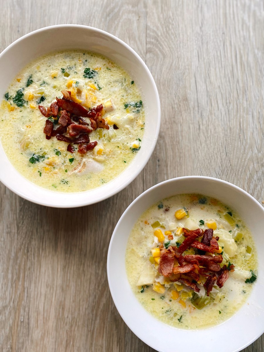 Smoked Haddock and Sweetcorn Chowder – Oh My Nosh